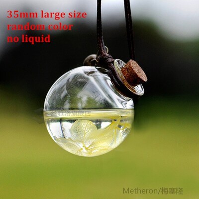 Car Hanging Perfume Pendant Bottle Air Freshener With Flower