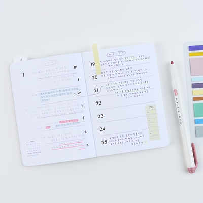 ●JY杂货●国内现货韩国analogue keeper26年日期月计划ins手帐本