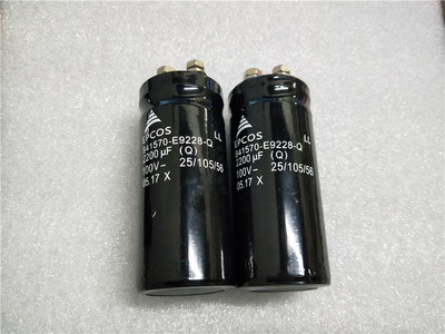 EPCOS电解电容 100V 2200UF 电容 B41570-E9228-Q 螺丝脚电容