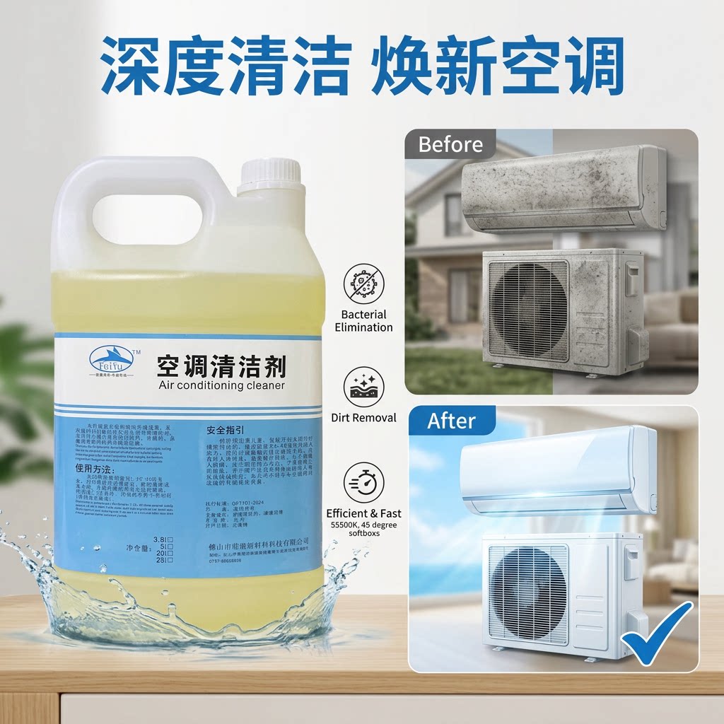 菲渝空调清洗剂家用挂机清洁剂内外清洁杀菌强力去污免洗神器厂