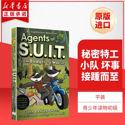 鳄鱼侦查员外传2 儿童全彩爆笑漫画故事书 英文进口原版AGENTSOFS.U.I.T.:FROMBADGERTOWORSE