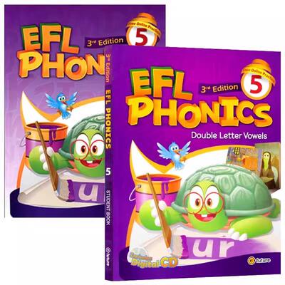 【新华文轩原版书】EFL Phonics学生套装 5级 EFL自然拼读phonics幼儿英语教材阅读写作雅思托福考试备考教材