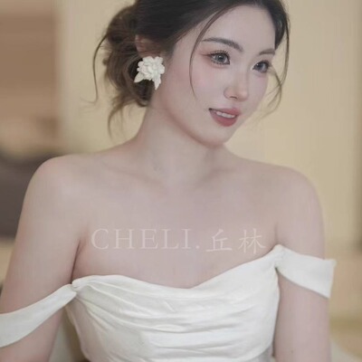 丘林手作小众超仙珍珠手工花朵