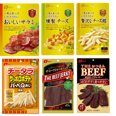 日本なとりNatori那多利烟熏芝士肠鳕鱼条腊肠即食海鲜本土罗森购