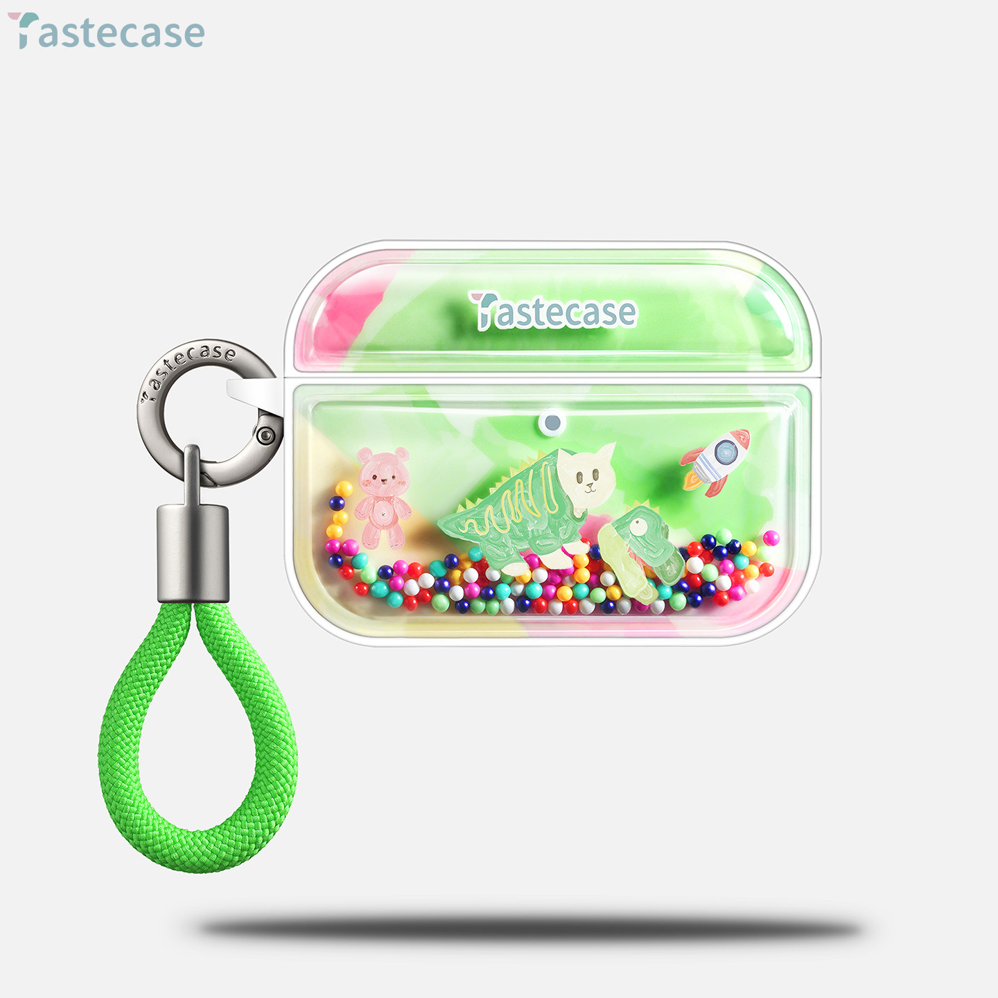 Tastecase恐龙猫耳机套适用苹果AirPodsPro第三代磁吸耳机保护套原创可爱泡泡珠蓝牙AirPods4/3/2创意耳机壳