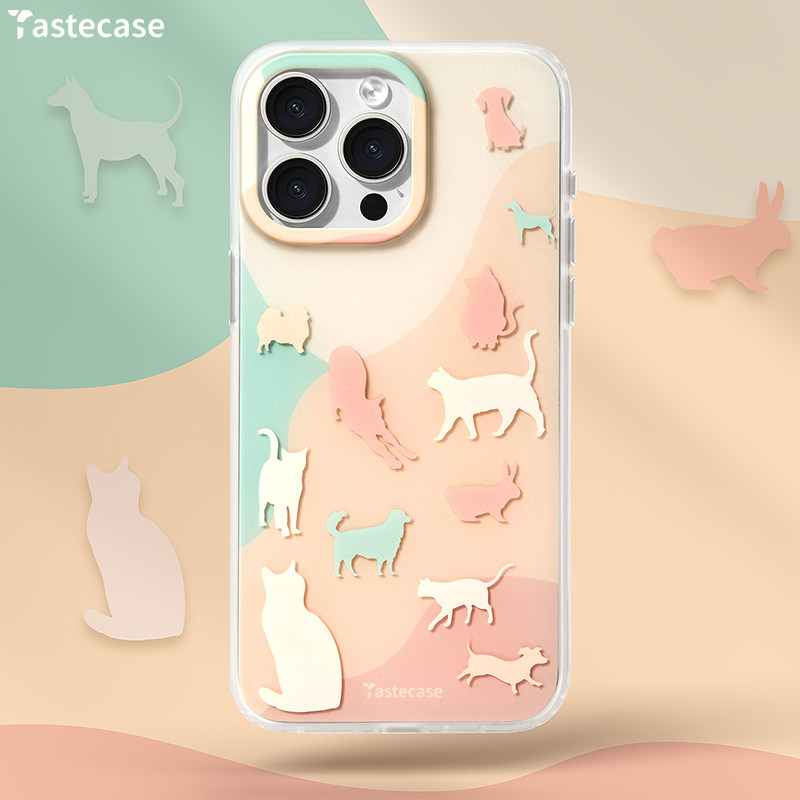 Tastecase新款动物园手机壳适用苹果iPhone16ProMax原创可爱保护壳磨砂15Pro创意卡通时尚小众14防摔手机套