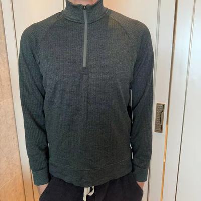 lululemon engineered warmth 男士半拉链运动衫