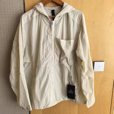 lululemon textured full-zip hooded jacket 男士轻便防嗮服