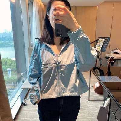 薄款连帽宽松休闲防晒外套韩版
