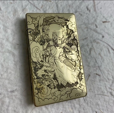 武财神关公】799薄款朗声满雕打火机正品佐罗煤油机男士送礼火机