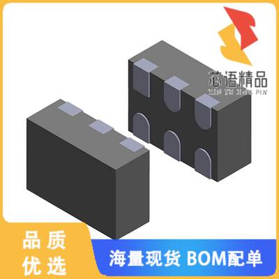 全新ESDALC6V1-5M6原装(TVS DIODE 3VWM 6UQFN)正品