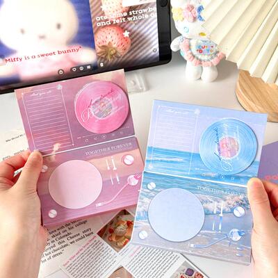 圣诞节ins商务LTHK-251留声机日生物礼创意可爱贺卡立体贺卡糕祝