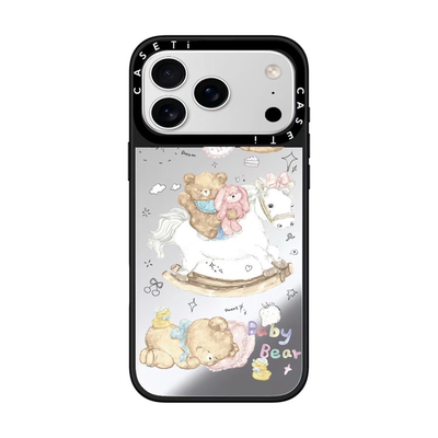 动物乐园木马小熊适用于苹果17promax手机壳/iphone16promax/15pro/14plus/13p/12p套case磁吸手机壳手链