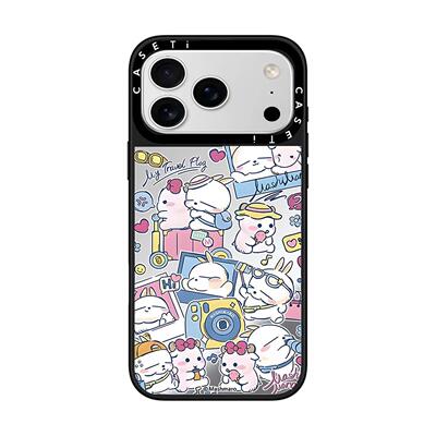 新款Funny rich流氓兔适用于苹果17promax手机壳/iphone16promax/15pro/14plus/13p/12p套case磁吸手机壳手链
