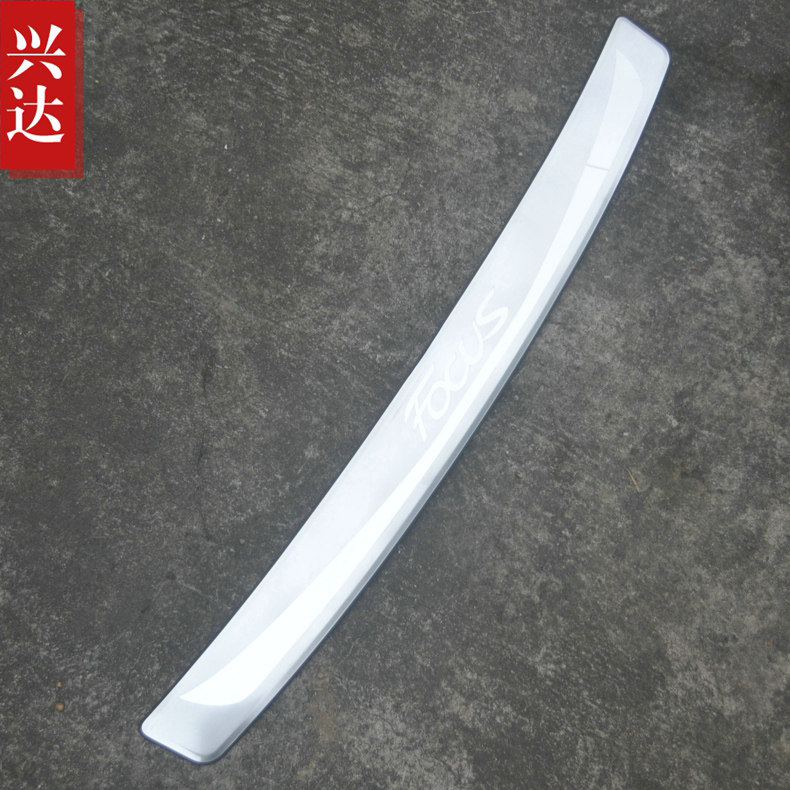 适用于2012-18款福特新福克斯三厢不锈钢后备箱踏板FOCUS外后护板_虎窝淘