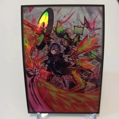 游戏王闪刀姬卡套DIY镭射卡套