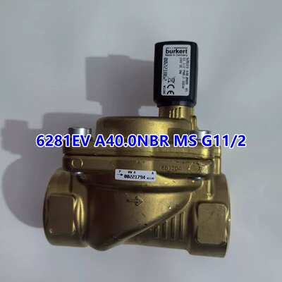 全新宝德burkert电磁阀6281EV A 40.0NBR MS G11/2二位二通流体阀