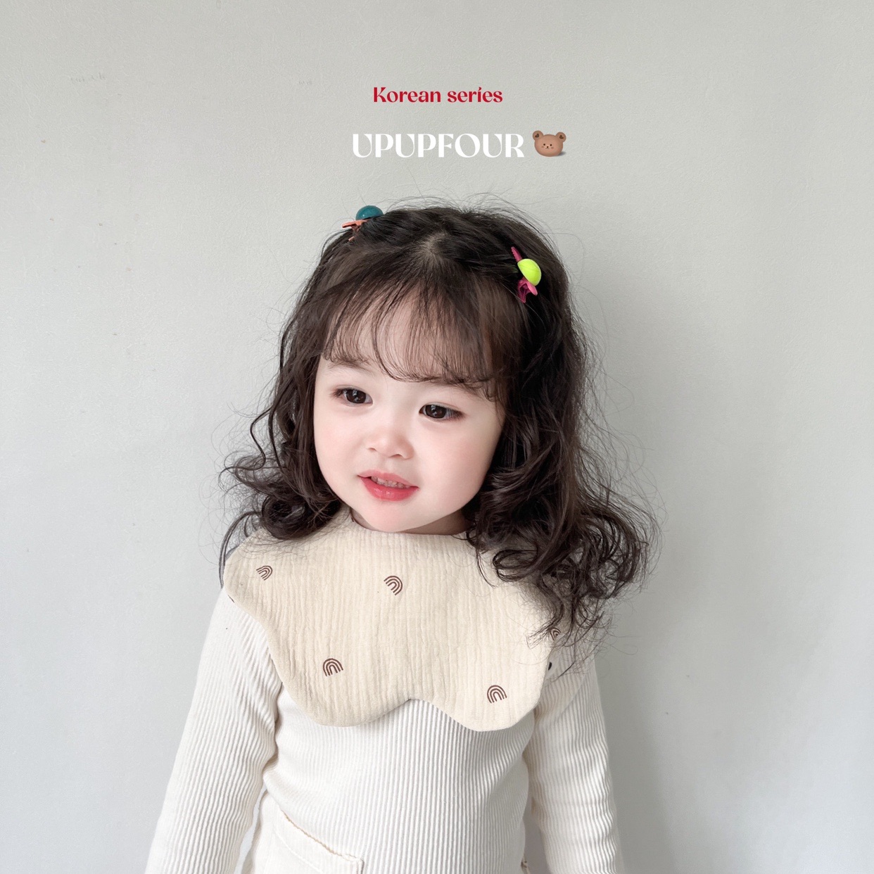 upupfour出口韩系ins高颜值柔软棉纱婴儿宝宝口水巾围兜吃饭围兜_虎窝淘