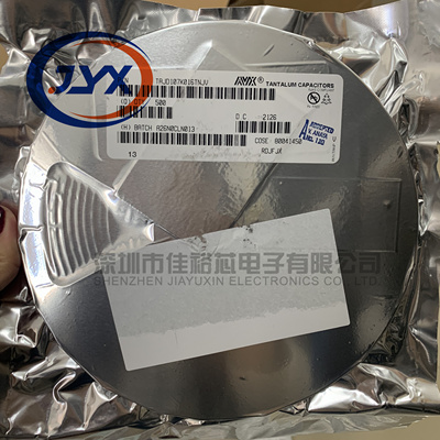 钽电容 107C 100uF 16V D型 10% 贴片7343 TAJD107K016RNJ