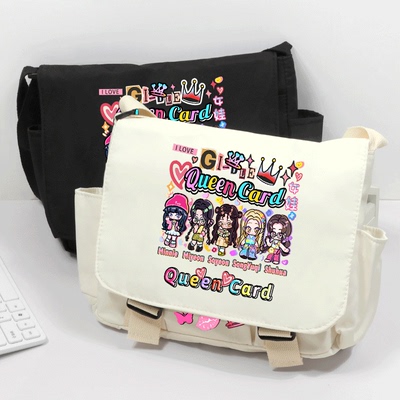 gidle宋雨琦女娃周边单肩斜挎包