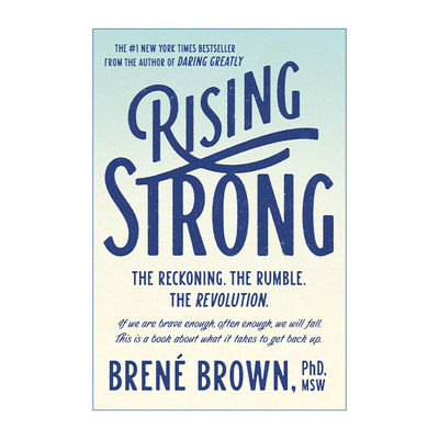 Rising Strong 成长到死 自助 心理学 脆弱的力量作者Brené Brown 精装进口原版英文书籍