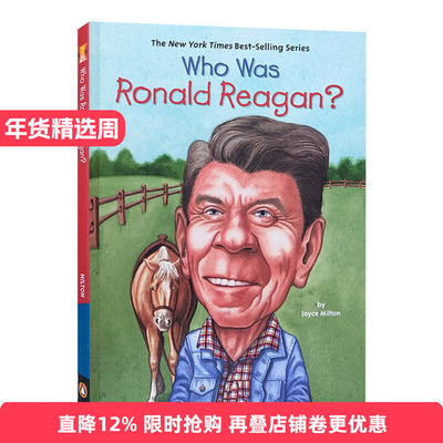 Who Was RONALD REAGAN? 政治军事领袖系列进口原版英文书籍