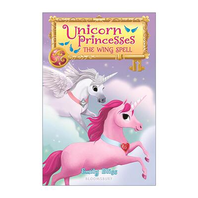 英文原版 Unicorn Princesses 10 The Wing Spell 独角兽公主10 Emily Bliss儿童奇幻插图小说 英文版 进口英语原版书籍