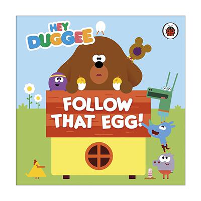 英文原版 Hey Duggee Follow That Egg 嗨道奇绘本 跟着那只蛋 纸板书 英文版 进口英语原版书籍