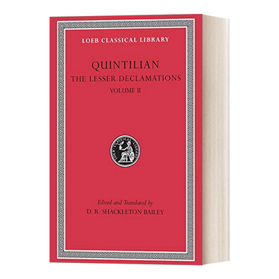 英文原版 The Lesser Declamations Volume II 古罗马教育家Quintilian 次要演说 卷2 拉英对照版 洛布古典丛书 英文版进口英语书