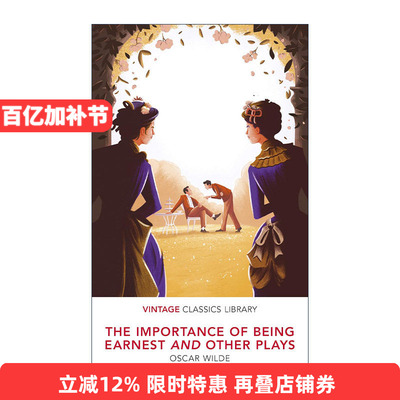 英文原版 The Importance of Being Earnest and Other Plays 不可儿戏及王尔德其他戏剧 Vintage经典图书馆系列进口英语原版书籍