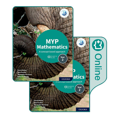 英文原版 IB MYP Mathematics 2 Print And Enhanced Online Course Book Pack 牛津IB国际文凭中学教材 数学2 进口英语原版书籍