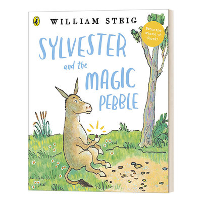 英文原版 Sylvester and the Magic Pebble 驴小弟变石头 威廉·史塔克绘本 英文版 进口原版英文书籍