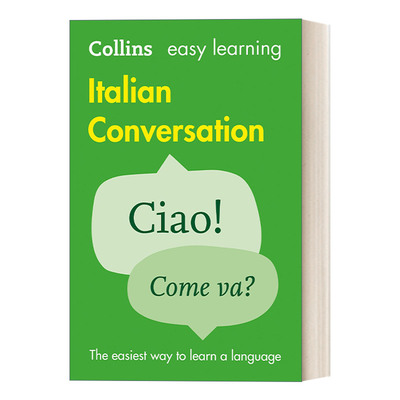 英文原版 Collins Easy Learning Italian Conversation 柯林斯轻松学意大利语对话 英文版 进口英语原版书籍