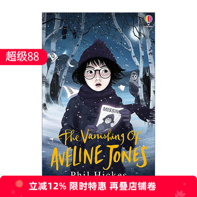 英文原版 The Vanishing of Aveline Jones 阿维琳·琼斯的消失 儿童小说 英文版 进口英语原版书籍