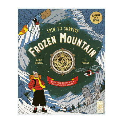 英文原版 Spin to Survive Frozen Mountain 旋转生存 冰冻的山 精装 英文版 进口英语原版书籍