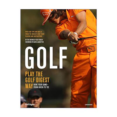 英文原版 Golf 跟高球文摘学打高尔夫 让你的球技更精湛 从果岭到球座 英文版 进口英语原版书籍