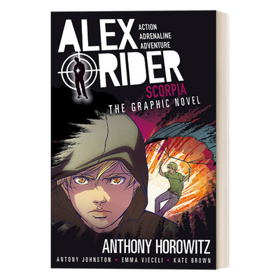 英文原版 Scorpia An Alex Rider Graphic Novel 毒蝎党 少年007系列5 儿童动作冒险漫画小说 Anthony Horowitz 英文版 进口书籍