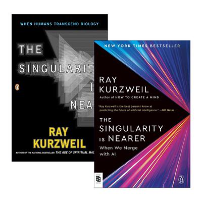 英文原版 The Singularity Is Near 奇点更近系列2册 英文版 进口英语原版书籍