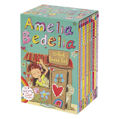 英文原版 Amelia Bedelia Chapter Book 10-Book Box Set 糊涂女佣10册章节桥梁书小说 儿童阅读读物 英文版 进口英语原版书籍