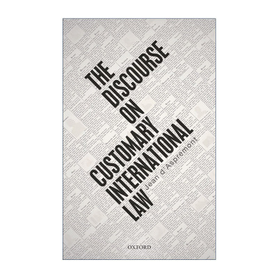 英文原版 The Discourse on Customary International Law 论习惯国际法 英文版 进口英语原版书籍