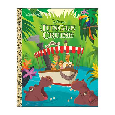 英文原版 Jungle Cruise Disney Classic Little Golden Book 丛林奇航 迪士尼经典 兰登书屋精装小金书 英文版 进口英语原版书籍