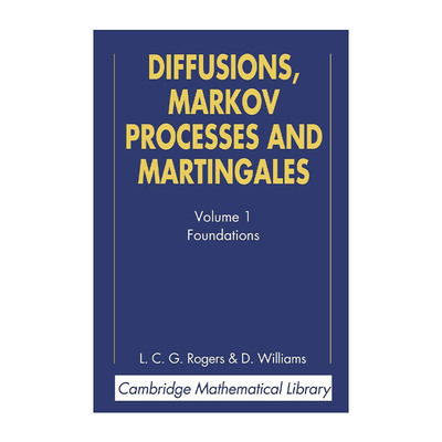 英文原版 Diffusions Markov Processes and Martingales 扩散 马尔可夫过程和鞅 剑桥数学图书馆系列 英文版 进口英语原版书籍