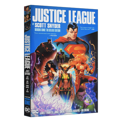 英文原版 Justice League by Scott Snyder Book One Deluxe Edition 正义联盟01 豪华精装版 精装 英文版 进口英语原版书籍