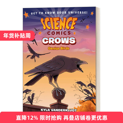 Science Comics: Crows: Genius Birds 科学漫画 乌鸦：天才鸟类进口原版英文书籍