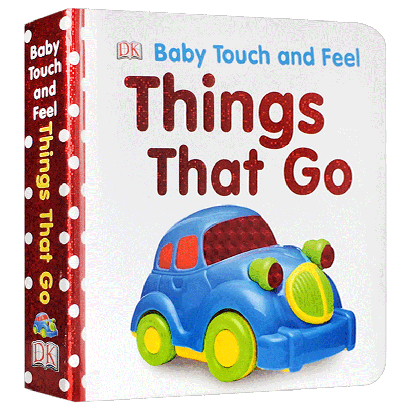 英文原版 Baby Touch and Feel Things That Go DK宝宝触摸书 交通工具 英文版 进口原版英文书籍