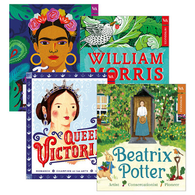 V&A Introduces V&A博物馆人物介绍4册进口原版英文书籍