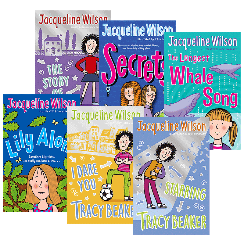 麻辣女生基地6册 The Story of Tracy Beaker 帅妞崔西 崔西的故事 英文原版 莉莉当家 秘密 儿童英语桥梁章节书 英文版原版书籍