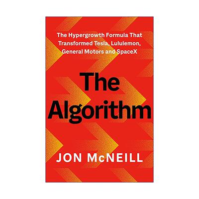 英文原版 The Algorithm 算法 超增长公式 特斯拉前总裁Jon McNeill 五步算法 企业转型 超高速增长 英文版 进口英语原版书籍