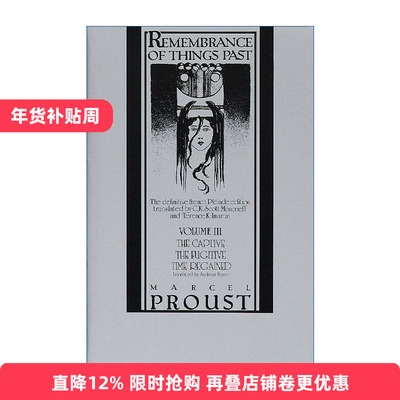 英文原版 Remembrance of Things Past III Vintage 追忆似水年华 卷三 Marcel Proust 英文版 进口英语原版书籍