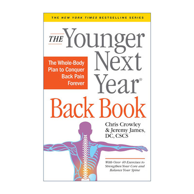 英文原版 The Younger Next Year Back Book 久坐急救运动 明年更年轻作者 英文版 进口英语原版书籍